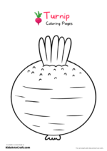 Turnip Coloring Pages For Kids – Free Printables - Kids Art & Craft