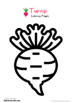 Turnip Coloring Pages For Kids – Free Printables - Kids Art & Craft