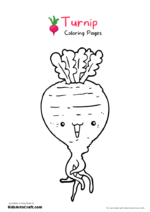 Turnip Coloring Pages For Kids – Free Printables - Kids Art & Craft