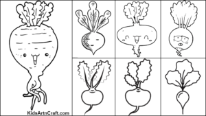 Turnip Coloring Pages For Kids – Free Printables - Kids Art & Craft