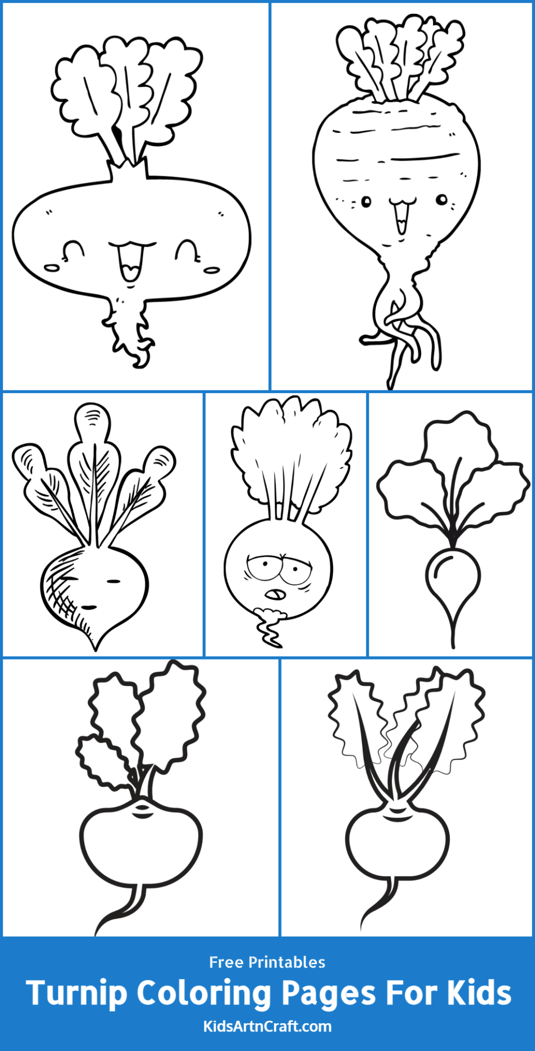 Turnip Coloring Pages For Kids – Free Printables - Kids Art & Craft