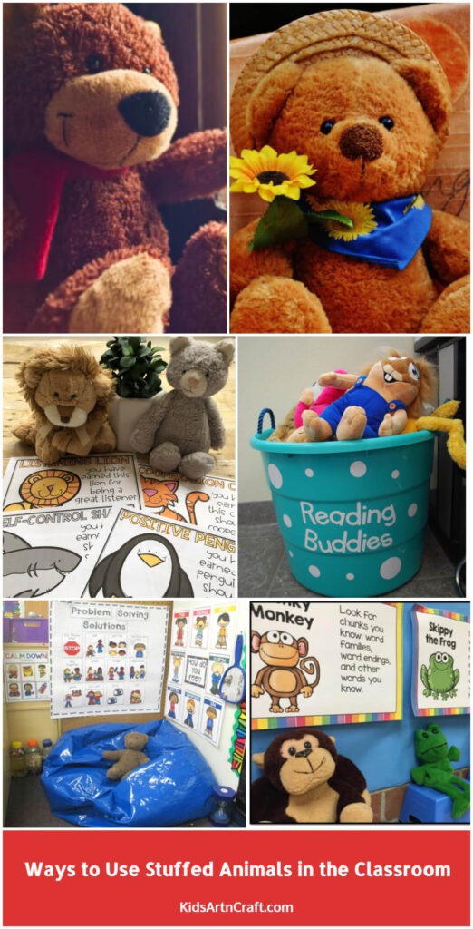 Ways to Use Stuffed Animals in the Classroom - Kids Art & Craft