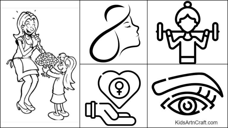 Women’s Day Coloring Pages For Kids – Free Printables 2025 - Kids Art ...