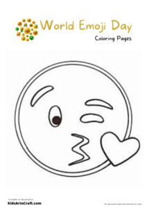 World Emoji Day Coloring Pages For Kids – Free Printables - Kids Art ...