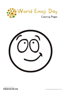World Emoji Day Coloring Pages For Kids – Free Printables - Kids Art ...