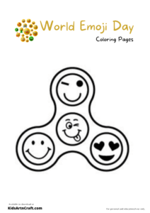 World Emoji Day Coloring Pages For Kids – Free Printables - Kids Art ...
