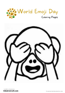 World Emoji Day Coloring Pages For Kids – Free Printables - Kids Art ...