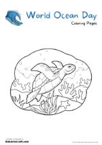 World Oceans Day Coloring Pages For Kids – Free Printables - Kids Art ...
