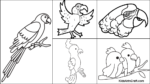 World Parrot Day Coloring Pages For Kids – Free Printables - Kids Art ...