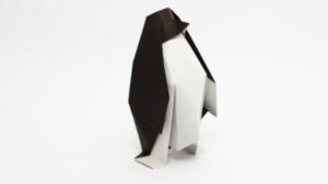 How To Make An Origami Penguin With Kids - Kids Art & Craft