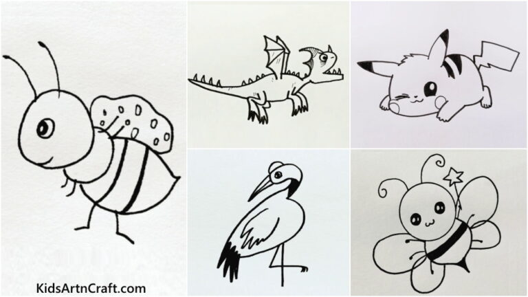 Go Deep, And Draw These Magical Creatures - Kids Art & Craft