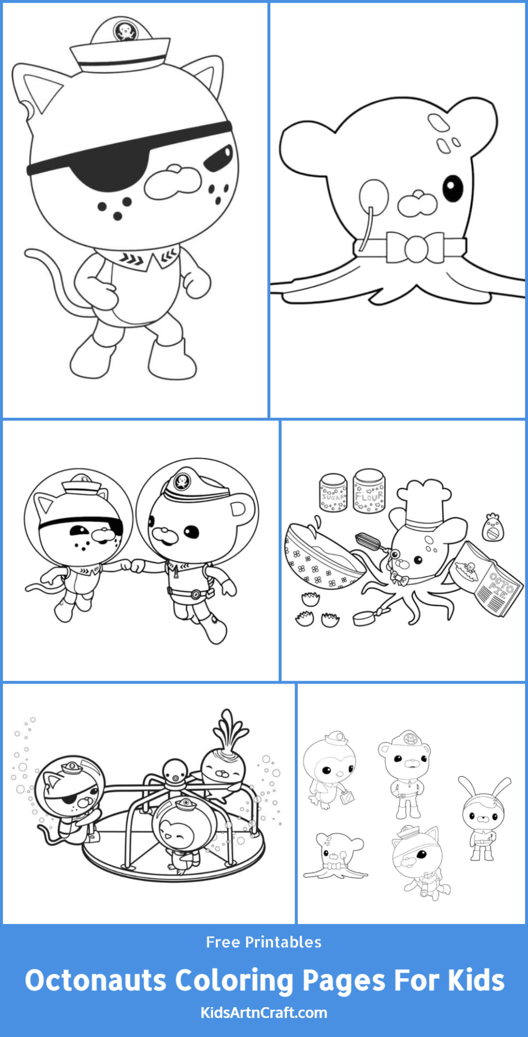Octonauts Coloring Pages For Kids – Free Printables - Kids Art & Craft