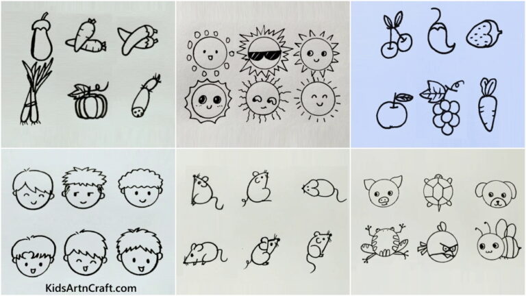Creative Ways Of Learning with Drawings - Kids Art & Craft