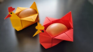 How To Make An Origami Chicken With Kids - Kids Art & Craft