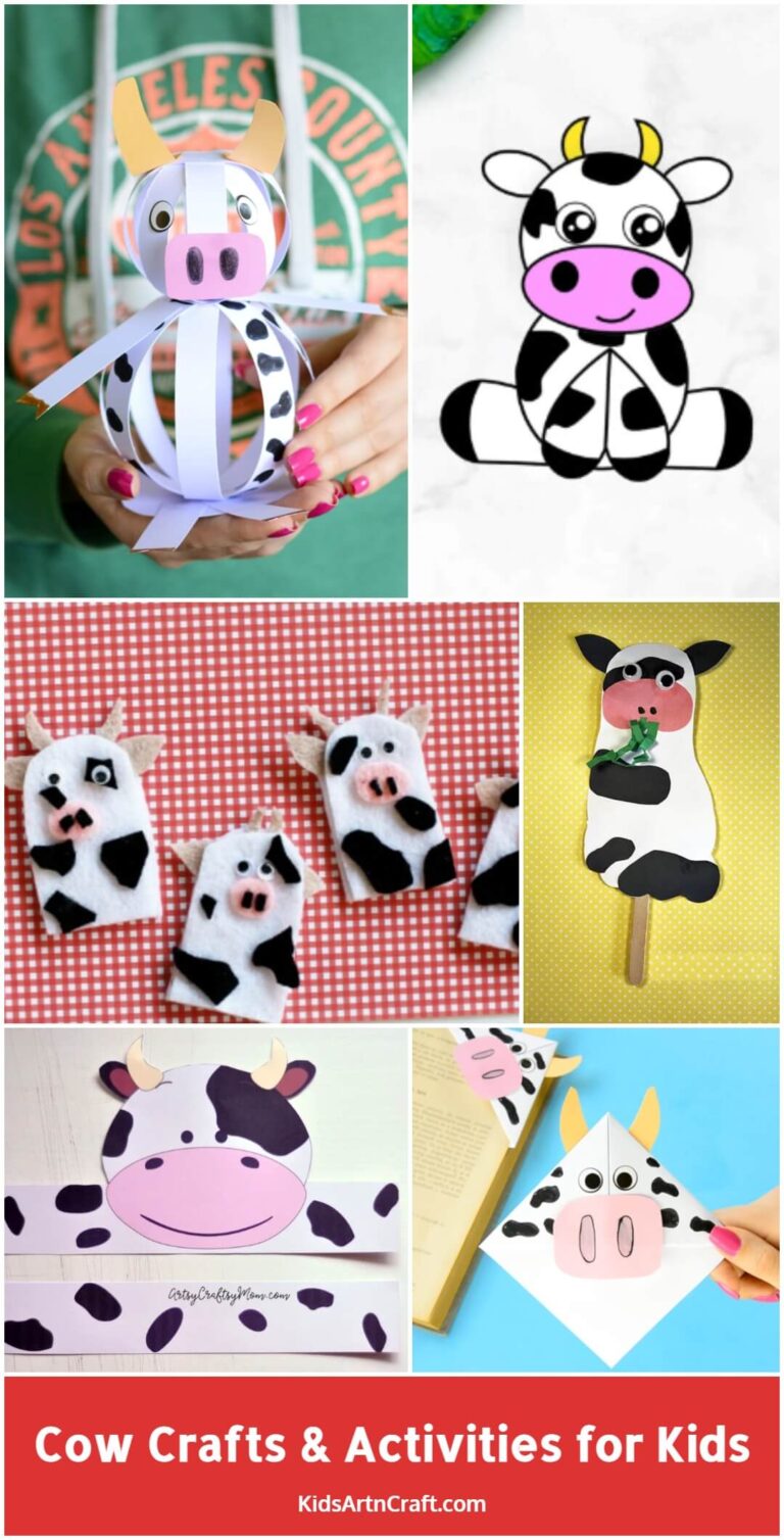 Cow Crafts & Activities for Kids - Kids Art & Craft