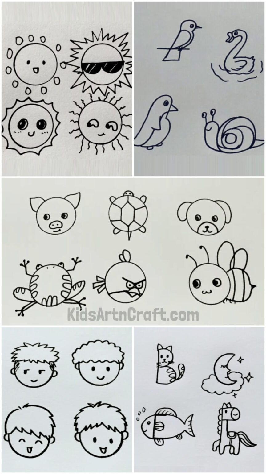 Creative Ways Of Learning with Drawings - Kids Art & Craft
