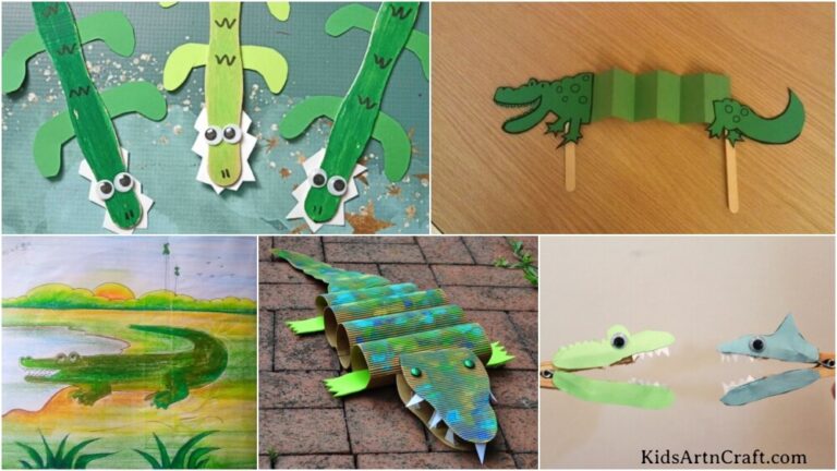Crocodile Crafts & Activities for Kids - Kids Art & Craft