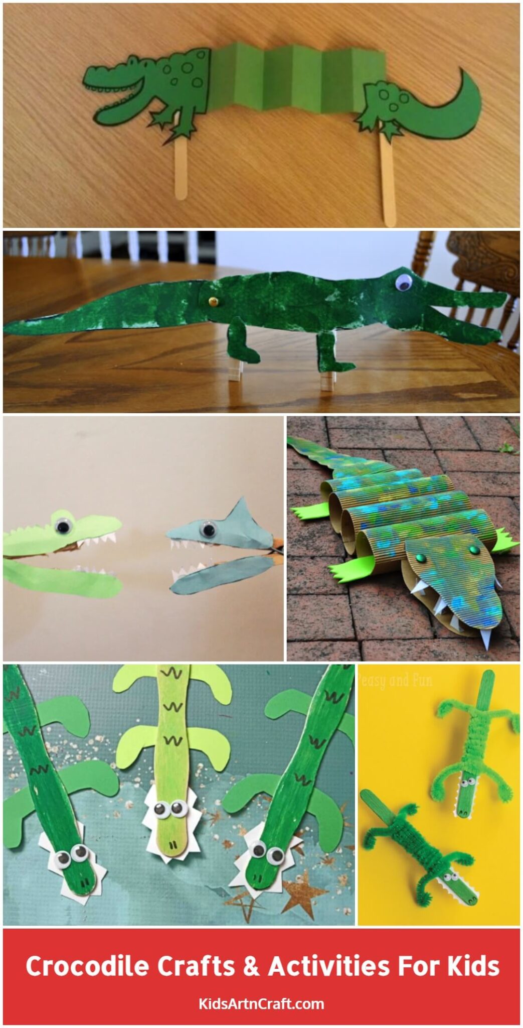 Crocodile Crafts & Activities for Kids - Kids Art & Craft