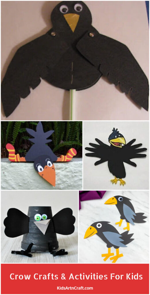 Crow Crafts & Activities For Kids - Kids Art & Craft
