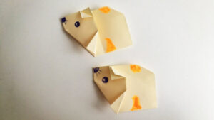 How To Make An Origami Hamster With Kids - Kids Art & Craft