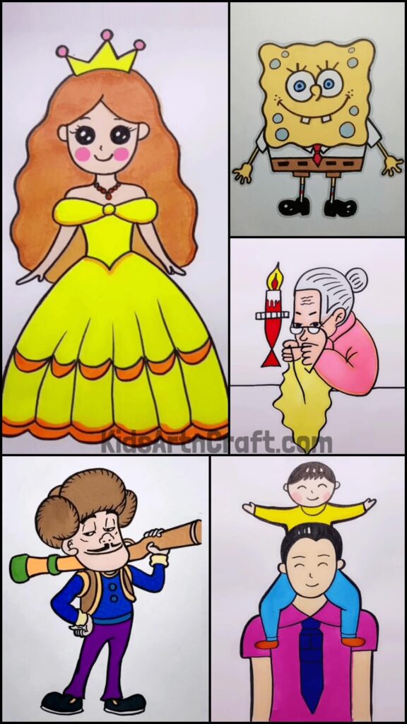 Beautiful Drawings To Develop Children's Creativity - Kids Art & Craft