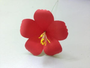 How To Make An Origami Hibiscus With Kids - Kids Art & Craft