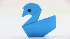 How To Make An Origami Duck With Kids - Kids Art & Craft