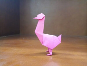 How To Make An Origami Goose With Kids - Kids Art & Craft