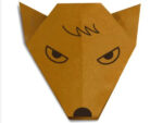 How To Make An Origami Wolf With Kids - Kids Art & Craft