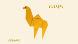 How To Make An Origami Camel With Kids - Kids Art & Craft