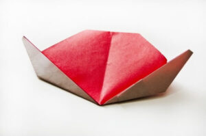 How To Make An Origami Peach Fruit With Kids - Kids Art & Craft