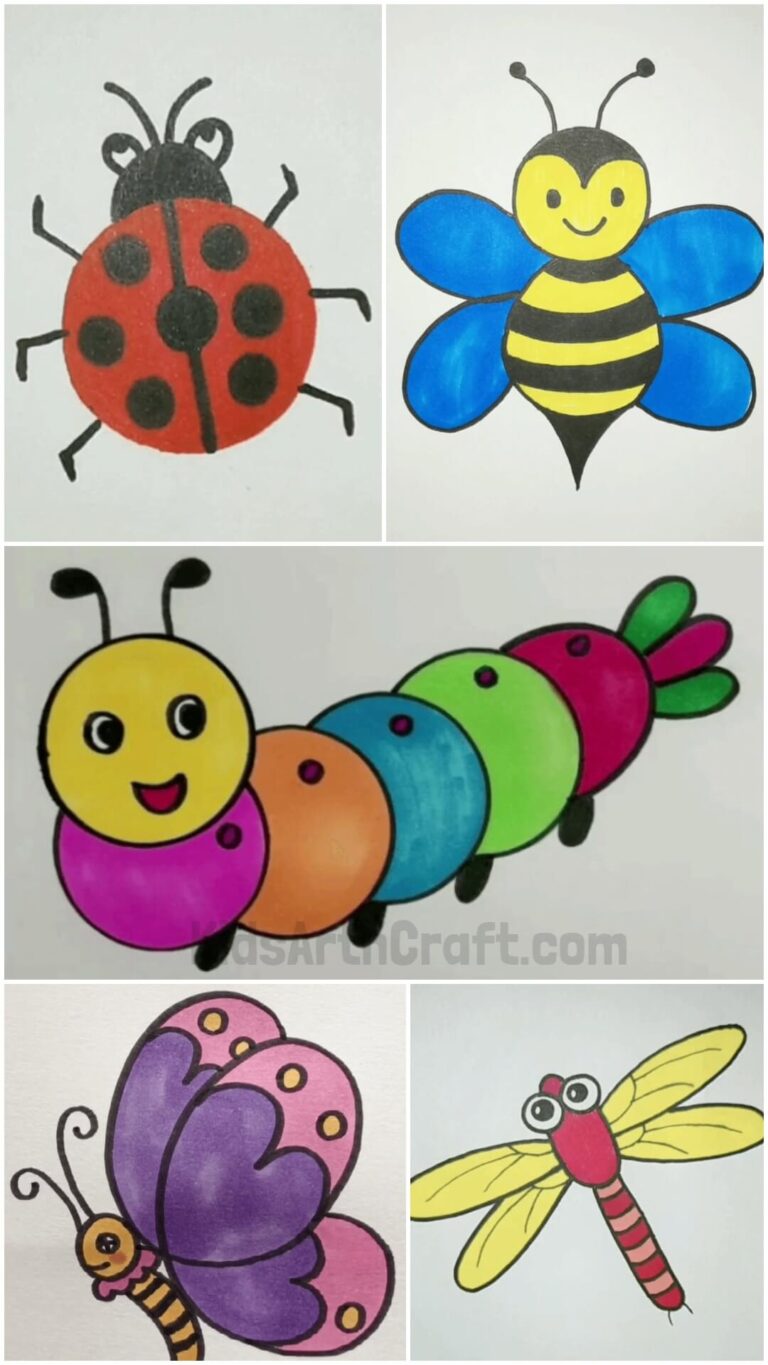 Easy to Make Animal Drawings for Kids - Kids Art & Craft