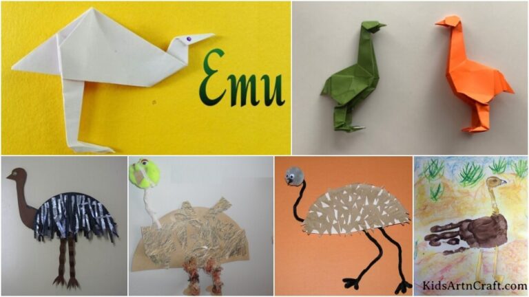 Emu Crafts & Activities for Kids - Kids Art & Craft