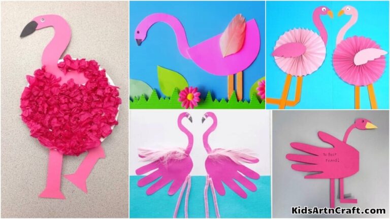 Flamingo Crafts & Activities for Kids - Kids Art & Craft