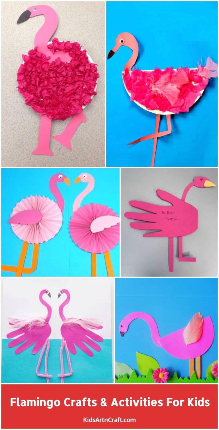 Flamingo Crafts & Activities for Kids - Kids Art & Craft