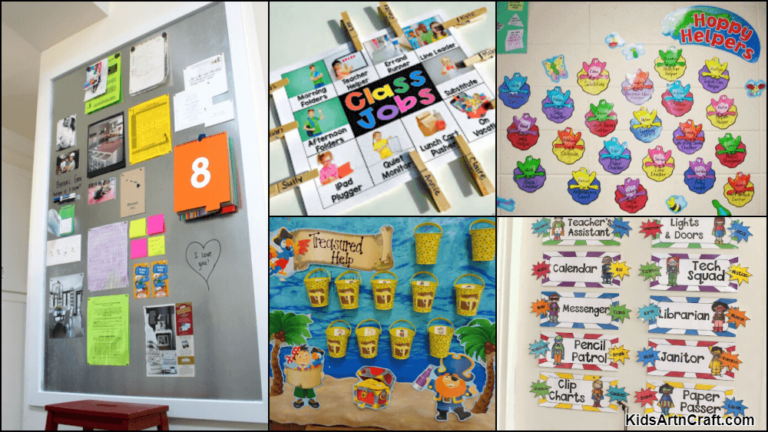 Fun Classroom Job Charts - Kids Art & Craft