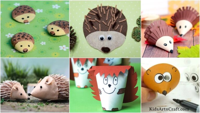 Hedgehog Crafts & Activities for Kids - Kids Art & Craft
