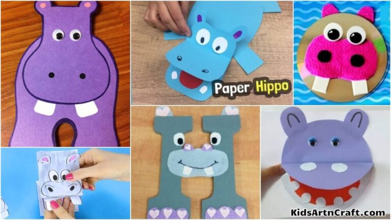 Hippo Crafts & Activities for Kids - Kids Art & Craft