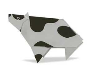 How To Make An Origami Cow With Kids - Kids Art & Craft