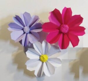 How To Make An Origami Daisy With Kids - Kids Art & Craft