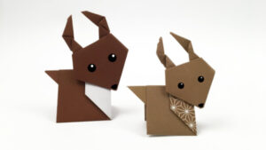 How To Make An Origami Deer With Kids - Kids Art & Craft