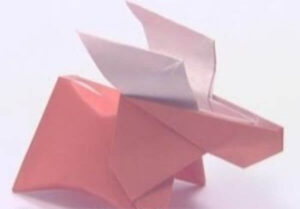 How To Make An Origami Moose With Kids - Kids Art & Craft
