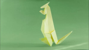 How To Make An Origami Kangaroo With Kids - Kids Art & Craft