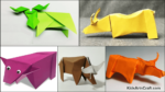 How To Make An Origami Buffalo With Kids - Kids Art & Craft