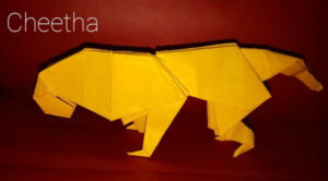 How To Make An Origami Cheetah With Kids - Kids Art & Craft