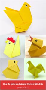 How To Make An Origami Chicken With Kids - Kids Art & Craft