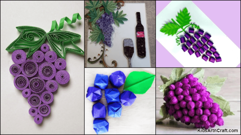 How To Make An Origami Grapes With Kids - Kids Art & Craft