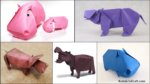 How To Make An Origami Hippo With Kids - Kids Art & Craft