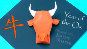 How To Make An Origami Ox With Kids - Kids Art & Craft
