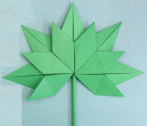 How To Make An Origami Papaya With Kids - Kids Art & Craft